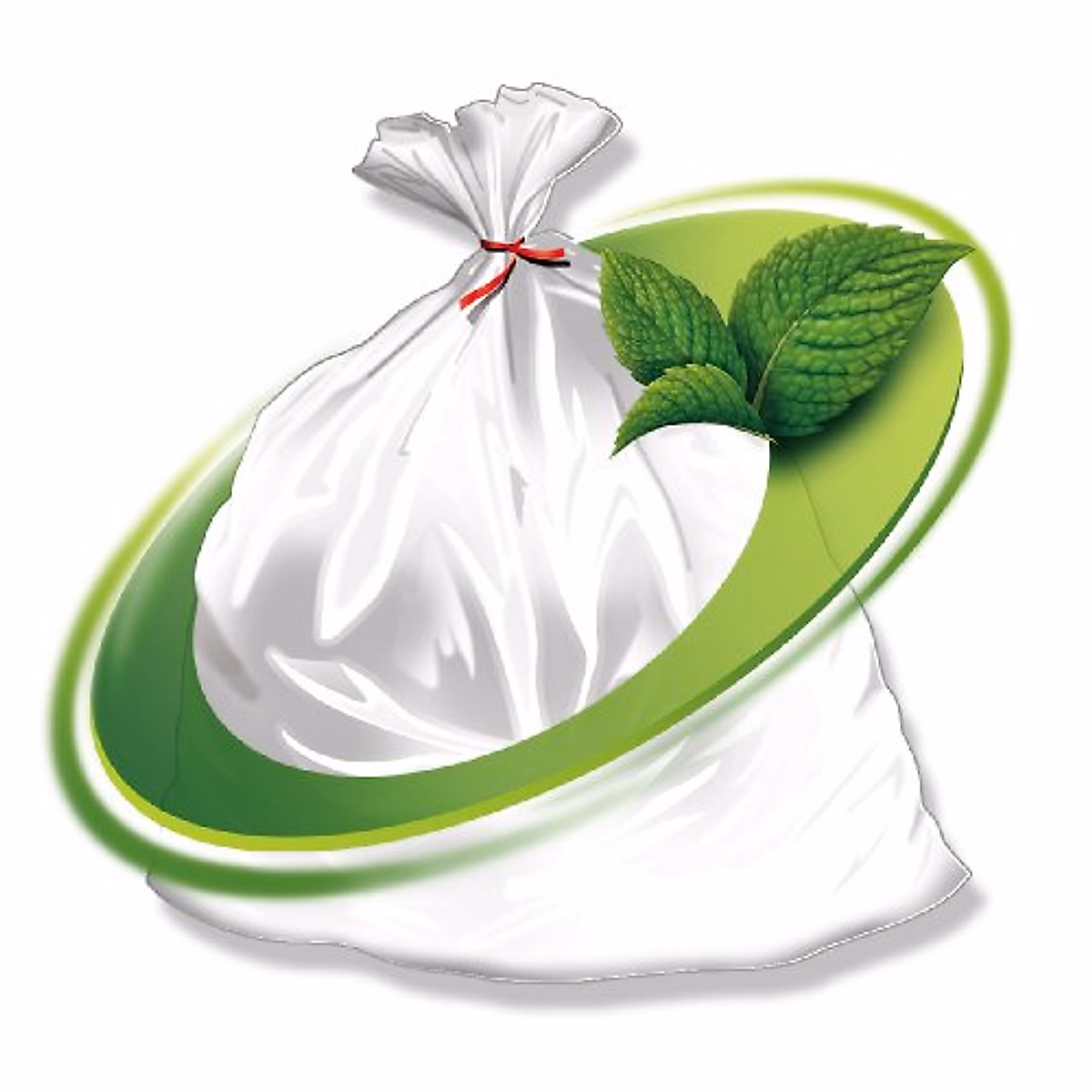 Mint-X Rodent Repellent Trash Bags, 1.3 Mil, Flat Seal, 46" Height x 40" Length, Clear (Pack of 100),MX4046XHC