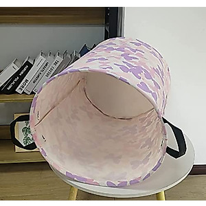 ACMUUNI Butterfly Storage Basket Canvas Laundry Basket Foldable Waterproof Large Storage Baskets for Kids Boys and Girls, Office, Bedroom, Clothes,Toys