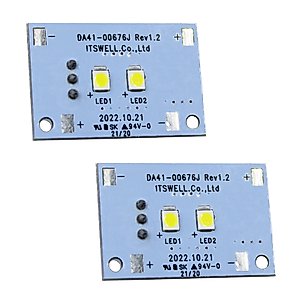 DA41-00676J Freezer Led Light Fit for Samsung Freezer Led Light replacement AP6000168 PS11732779 EAP11732779(2 Pcs)