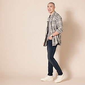 Amazon Essentials Men's Skinny-Fit Stretch Jean, Dark Wash, 36W x 30L