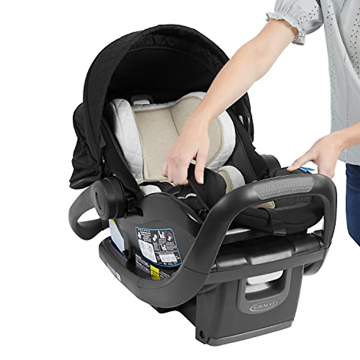 GRACO SnugFit 35 Elite Infant Car Seat Baby Car Seat with Anti Rebound Bar, Pierce