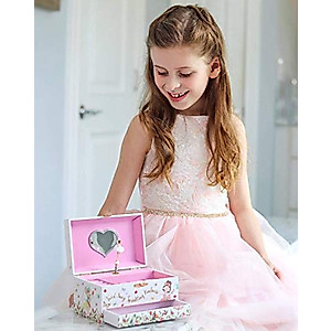 Memory Building Co. Ballerina Jewelry Box Set for Kids - Age 6+ Gifts