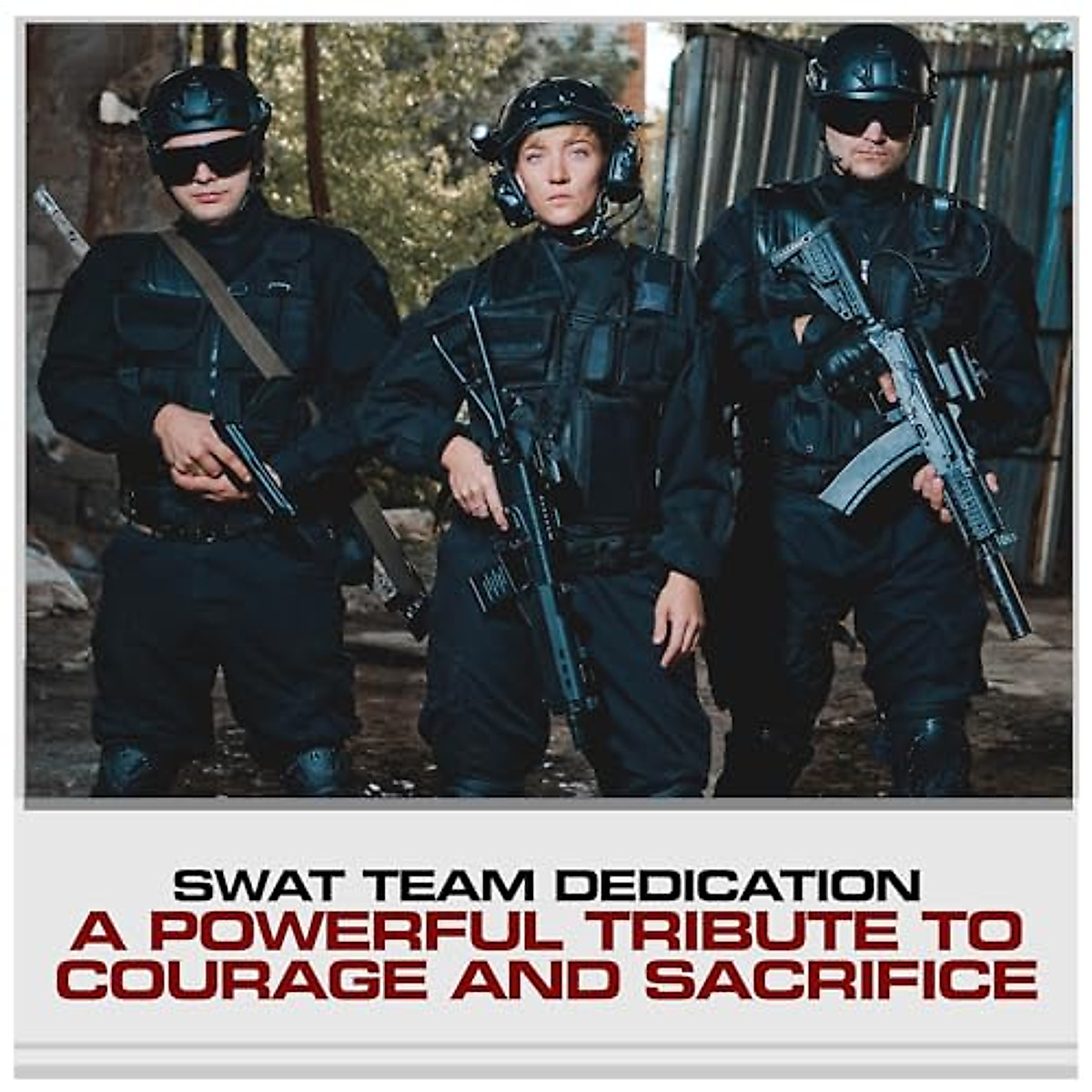 Armor Coin & Emblem SWAT Team Challenge Coin - Solid Bronze, Hand-Polished Silver Tone Finish - Tribute to Law Enforcement, Valor, Sacrifice - Collectible Keepsake for Enthusiasts