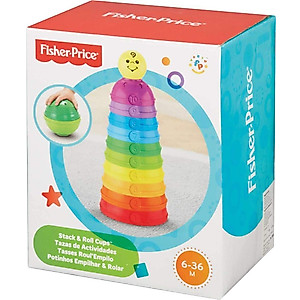 Fisher Price K7166 Stack & Roll Cups Toy