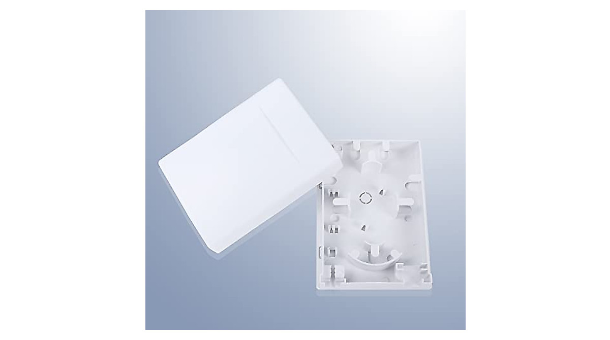 Fiber Optic Junction Box 2-Port for FTTH | Durable ABS Waterproof Design
