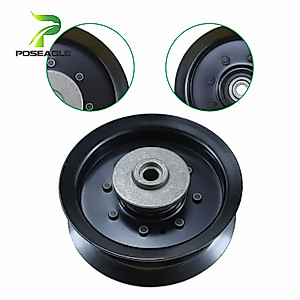 POSEAGLE 2 Pack 532196104 Idler Pulley Replaces Husqvarna 532196104 Husqvarna Idler Pulley 532196104 Pulley, Husqvarna 532197380 Husqvarna Idler Pulley, Craftsman 197380 Idler Pulley Craftsman 196104