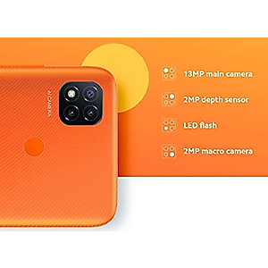 Xiaomi Redmi 9C Smartphone, 3 GB + 64 GB, 6.53 "HD + Dot Drop Display 5000mAh (typ), con Sblocco Faccial AI, 13 MP, Tripla Fotocamera, Blu (Twilight Blue)