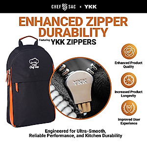 Chef Sac Chef Knife Backpack with 10-Pack Knife Guards Included