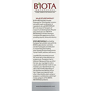 BIOTA BOTANICALS ADVANCED HERBAL CARE SHAMPOO (OILY CARE FORMULA)