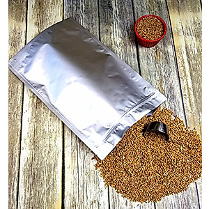 ShieldPro Odor-Proof Zip Seal 5 Mil 1 Gallon Gusseted 10"x16"x4" Aluminum Foil Mylar Bag for Long Term Storage of Food, Herb, Seeds, Organics and Pharma (50)