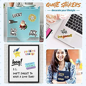 Inspirational Quote Stickers 300pcs, Positive Motivational Stickers for Students, Teachers, Planners, Employees, Colorful Waterproof Aesthetic Sticker for Laptop, Water Bottles, Journal, Whiteboard