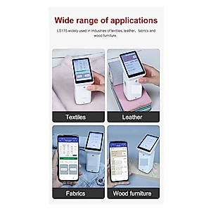 Colorimeter, Handheld Colorimeter, Portable Color Difference Meter, High Accuracy Color Analyzer with LED Screen Display