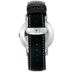 Tissot Mens Everytime Desire Auto 316L Stainless Steel case Automatic Watch, Black, Leather, 21 (T1094071603201)