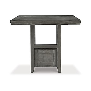 Signature Design by Ashley Hallanden Counter Height Dining Extension Table, 0, Gray