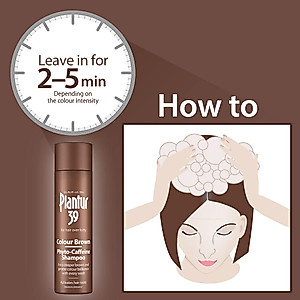 Plantur 39 Color Brown Phyto-Caffeine Shampoo, 8.45 Fl Oz