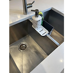 Sponge Holder for Kitchen Sink, Sponge Caddy, Dish Brush Holder, Kitchen Sink Caddy, Kitchen Accessories, kitchen sink sponge caddy, dish soap holder, Kitchen Sink Organizer, Sink Sponge Holder