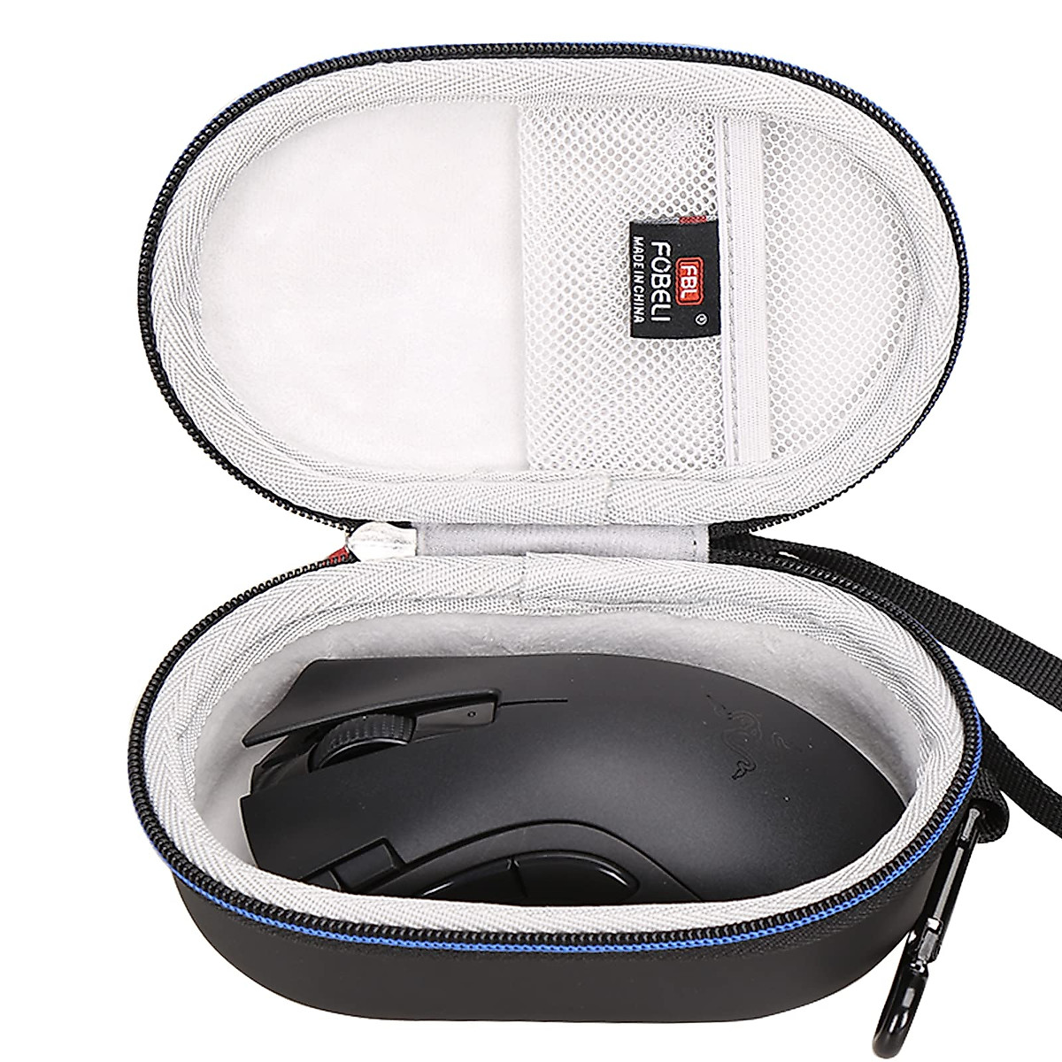 FBLFOBELI Gaming Mouse Case Compatible with Razer DeathAdder, Mamba, Naga/Logitech G402, G502, G602 Mouse/CASEMATIX Esports Mouse Lots Types Mouses, Travel Storage Mice Bag (Case Only)