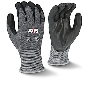 Radians RWG560TM Axis Cut Protection Level A4 Pu Coated Gloves, Tagged, Pair, Medium (Pack of 12)
