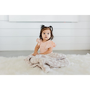 Bazzle Baby Cozy Hugga Baby Blanket | Plush Blanket for Girls and Boys | Ultra Soft Barefoot Blankets, Crib Accessories - 40" x 36", Leopard