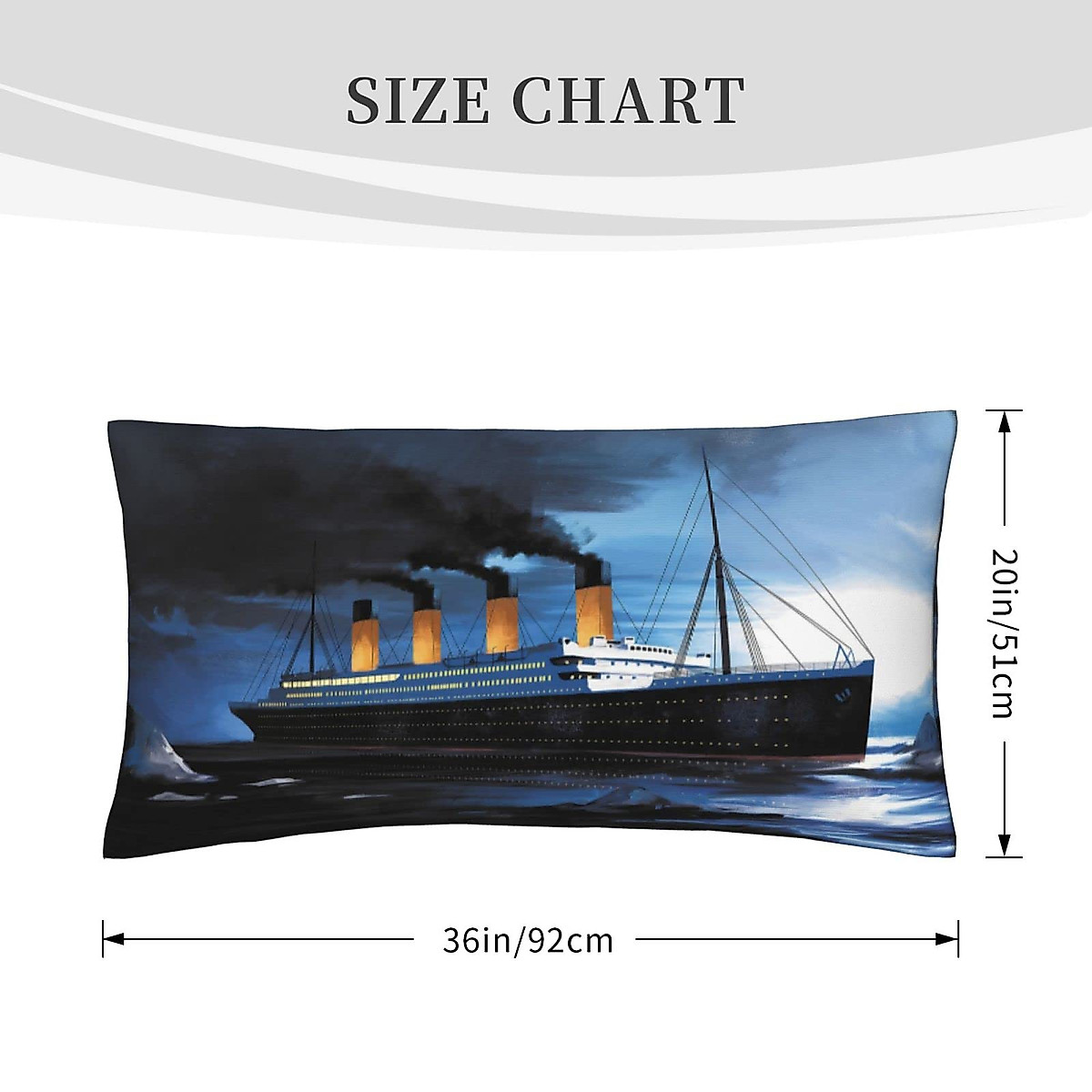 1 Pack Pillow Covers Super Soft Pillow Cases Rectangle Decorative Throw Pillowcase with Envelope Closure Wrinkle Fade and Stain Resistant 20x36