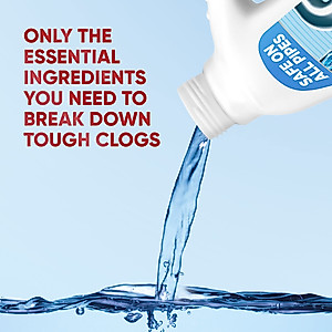 Drano Balance Drain Clog Remover and Cleaner, Non-Corrosive, Formulated Using Only Essential Ingredients, 32 Fl Oz