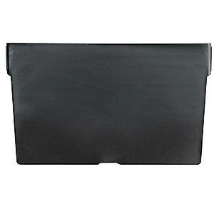 Akro-Mils 30128 Plastic Nesting Shelf Bin Box, (18-Inch x 4-Inch x 4-Inch), Blue, (12-Pack) & 40120 Crosswise Width Plastic Divider for 30120, 30128, 30124 Shelf Bin Storage Bins, Black, (24-Pack)