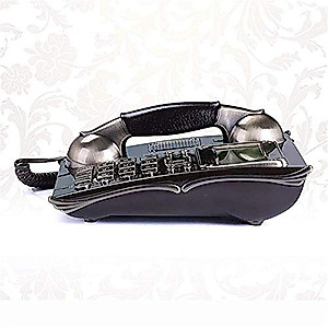 Landline Phone for Home Antique Retro Landline Phones for Home Corded Business Office Hh-end Fixed Telephone Size: 21.4x17.6x8.8cm Creative Retro Telephones