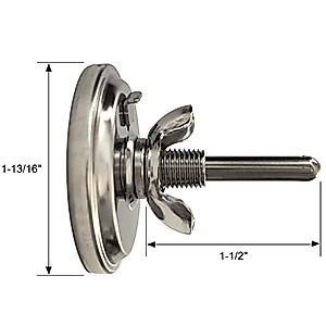 Weber 60540 Charcoal, Spirit, Q Grill Replacement Thermometer, 1-13/16" Diameter