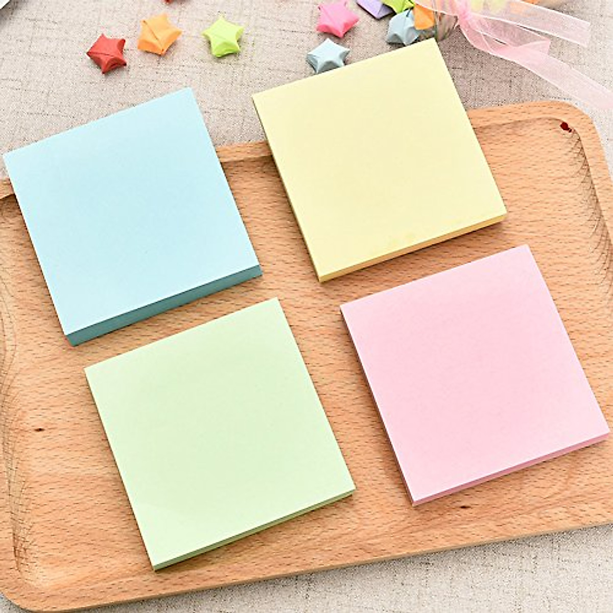 Early Buy Sticky Notes 3x3 Self-Stick Notes 6 Pastel Color 6 Pads, 100 Sheets/Pad