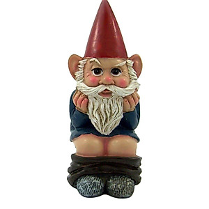 Four Naughty Gnomes Set of 4 Home Decor Statues 4 Inch