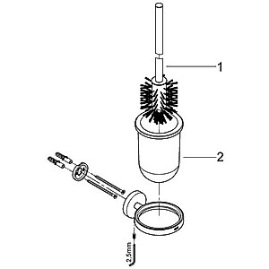 Grohe 40407001 Essentials Guest Bathroom Set, 3-In-1