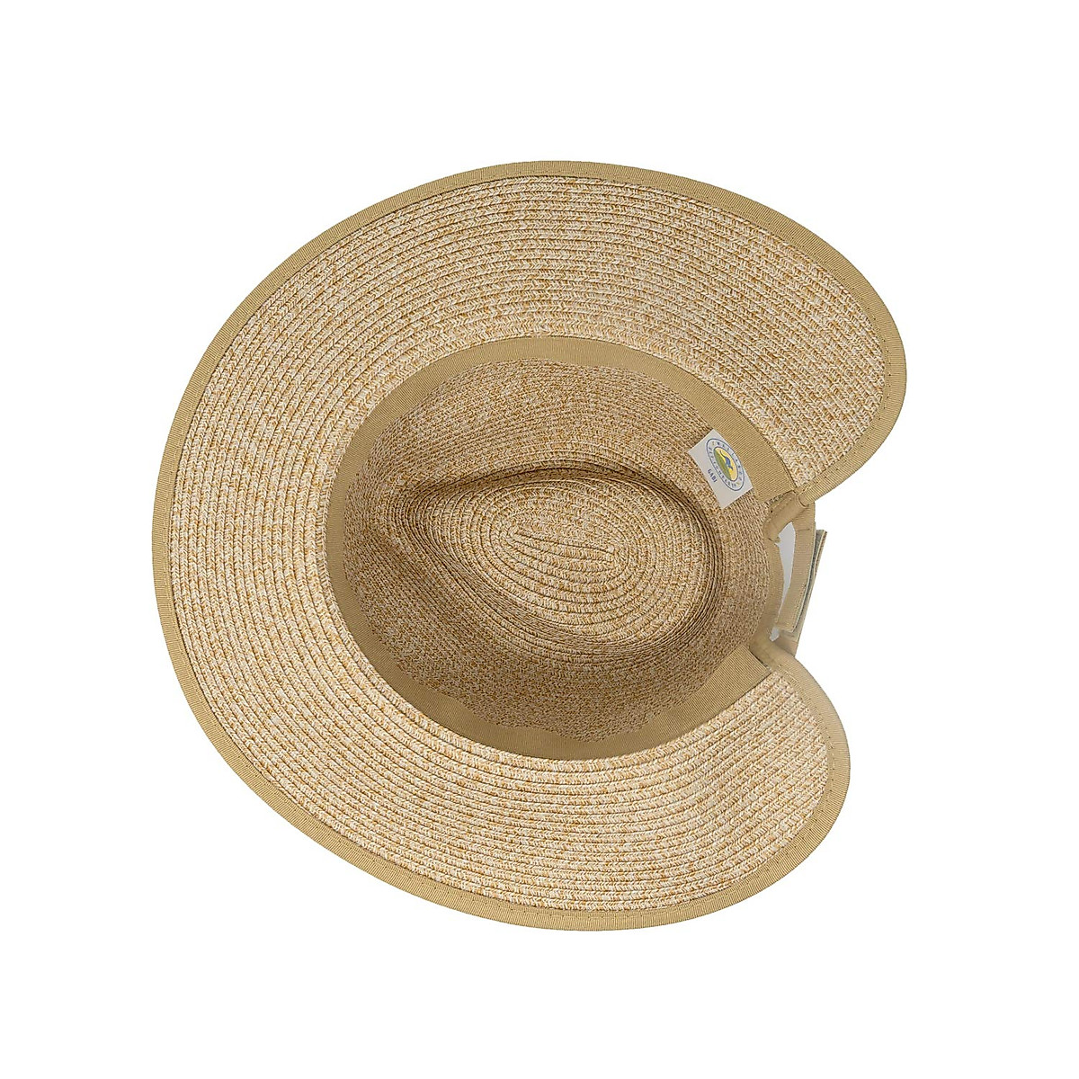 Wallaroo Women’s Gabi Ponytail Fedora – UPF 50+ – Lightweight – Adjustable – Packable – Medium – Beige
