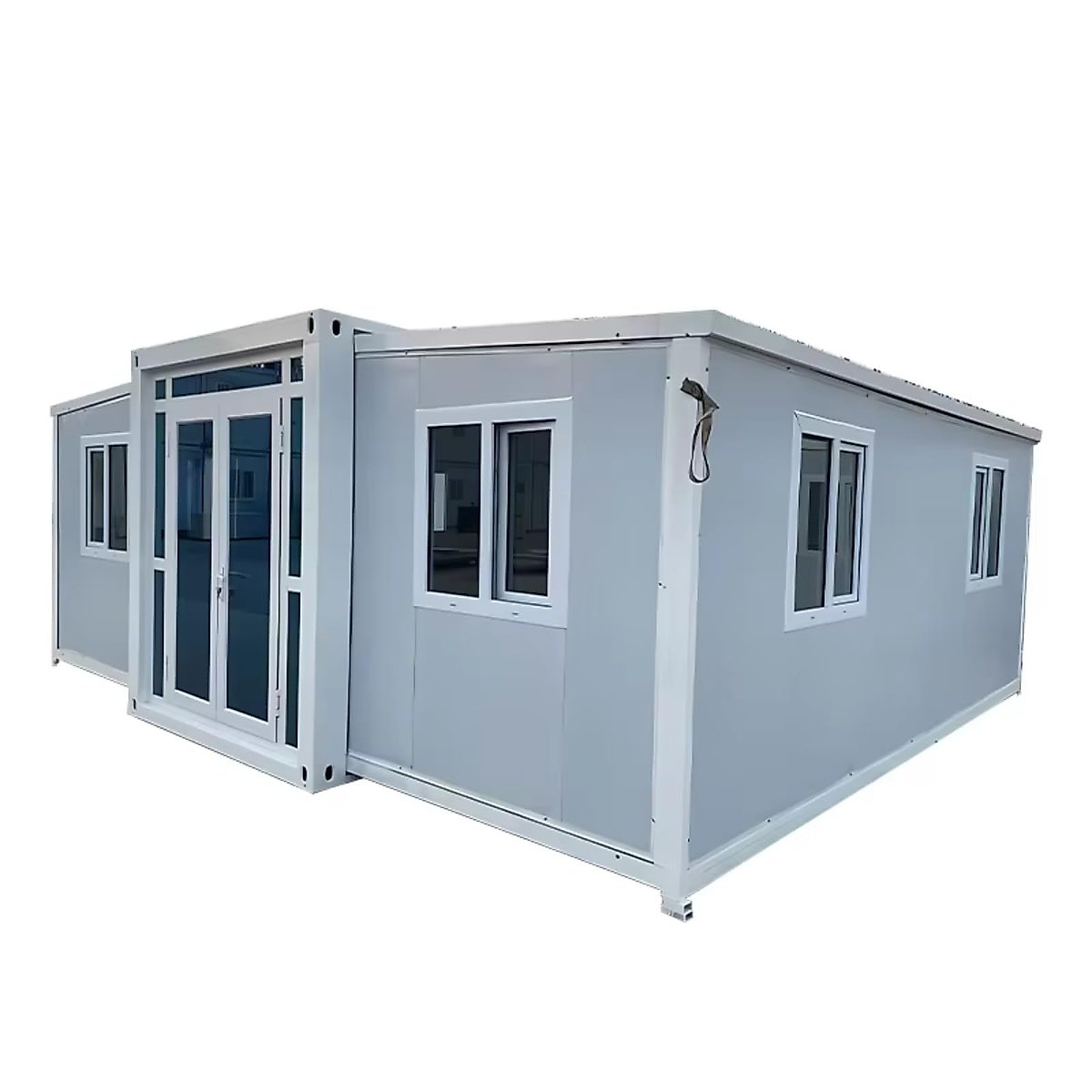 Folding Expandable Container House with 3 Bedrooms–Modular Design for Easy Setup and Transportation, Ideal for Temporary Housing and Recreational Use