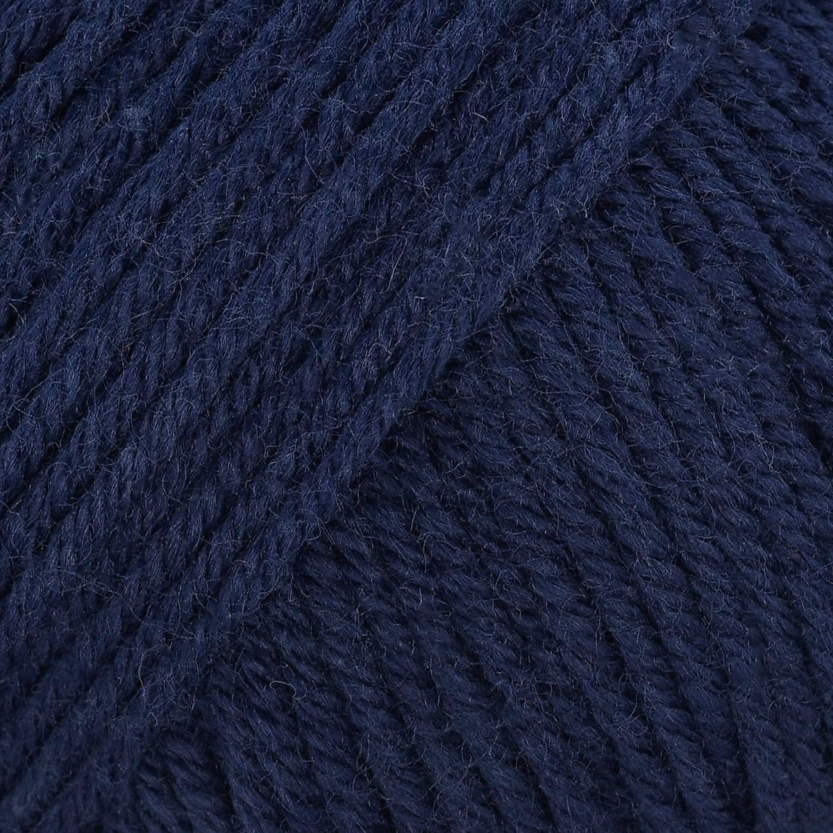Estako Happy Cotton XL, (6 Skeins Pack) 50% Cotton 50% Acrylic Yarn, Soft, Medium Weight (4) for Crochet and Knitting (6 x 1.76 Oz) / (6 x 114 Yrds) (4210 - Navy Blue)