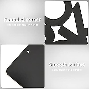 Book Ends, 4 Pieces Bookends for Shelves, Metal Book Ends Supports for Bookrack Desk,Books, Unique Appearance Design,Heavy Duty