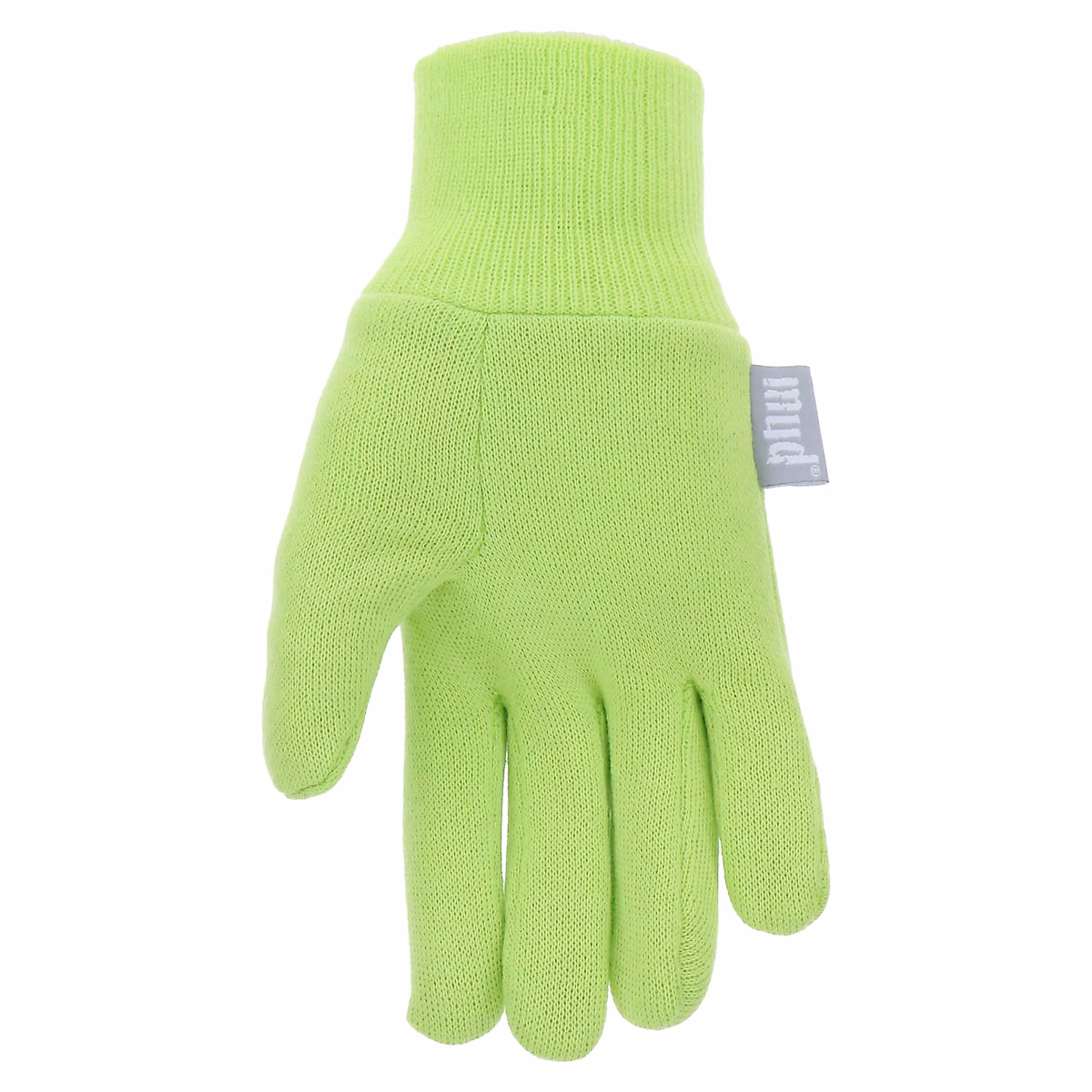 MUD Basic Jersey Cotton Youth Helper Gloves, Extreme Comfort, Elastic Knit Wrist, Hand Protection, Ages 9-12 Yrs., Green (MD60001K-K) (MD60001K-Y)