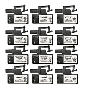(Pack of 12) A98L-0031-0026 3V PLC Battery 1750mAh for FANUC A02B-0309-K102 PN FANUC Battery A98L-0031-0026
