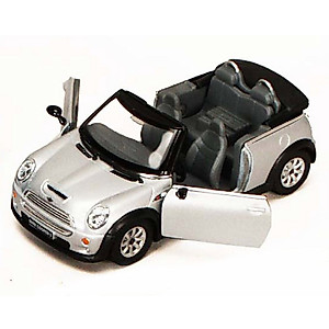 KiNSMART Mini Cooper S Convertible, Set of 4 5089D - 1/28 Scale Diecast Model Toy Cars