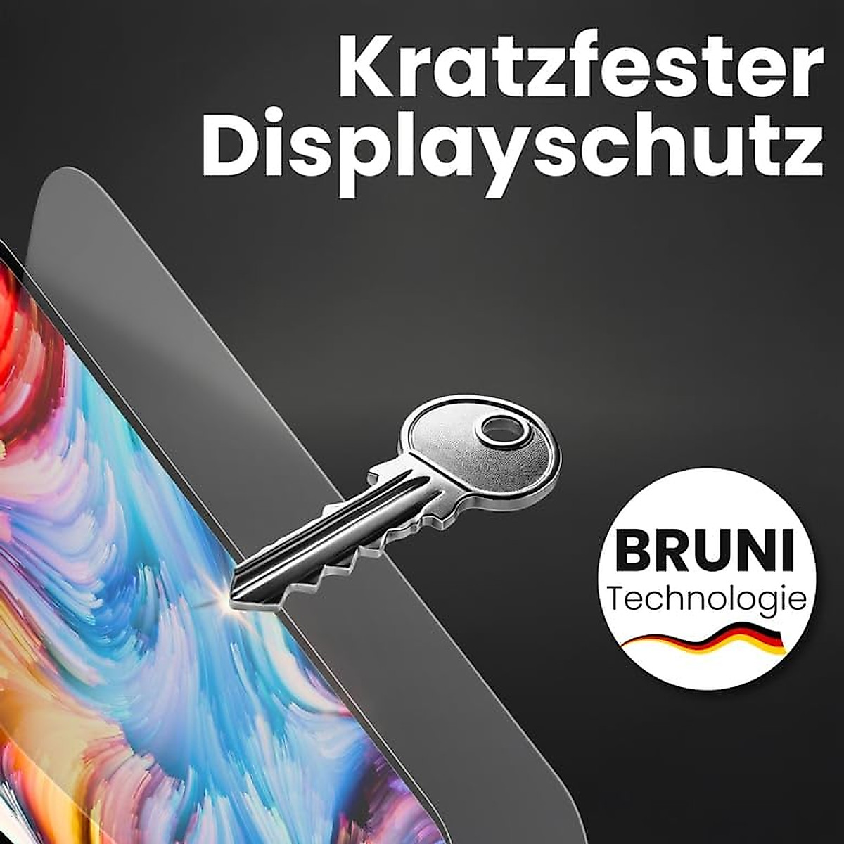 Bruni Screen Protector compatible with Oppo Reno 2 Z Protector Film, crystal clear Protective Film (2X)