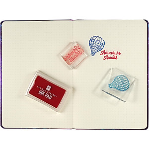 Borders, Frames, & Icons Clear Stamp Set (19 individual stamps)