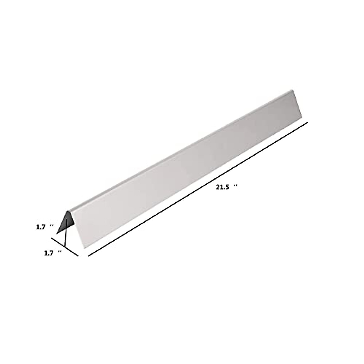 GasSaf 21.5" Flavorizer Bar Replacement for Weber 7534 Spirit 500, Genesis Silver A, Spirit E-200 S-200 E-210 S-210 (with Side Mounted Control Panel) Stainless Steel(5 PCS)
