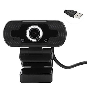 Zyyini Bindpo Web Camera, 1080P High Definition Computer Camera Video Conference USB 2.0 PC Camera, Wide Angle Lens, for Recording, Calling, Gaming