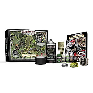 The Army Painter Dungeons and Dragons Starter Terrain Paint Set with 5 Terrain Paint, 1 Spray, Basing Materials Gamemaster (Wilderness & Woodland Terrain Paint Starter Set)