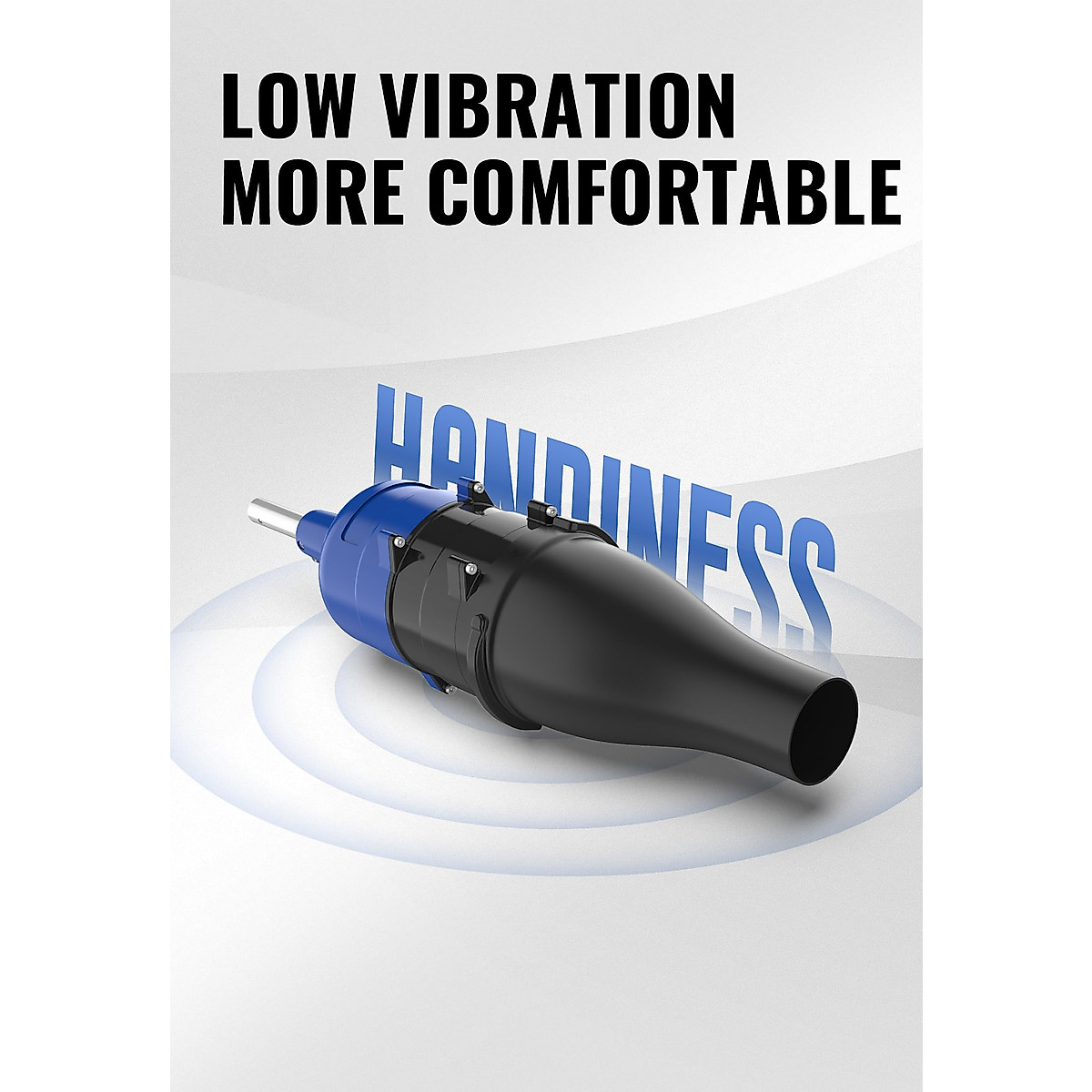 Wild Badger Power Axial Leaf Blower Attachment, WBABATT, Blue