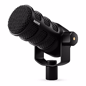 Rode PodMic Starter Pack - rode PodMic Broadcast Microphone with XLR and Connectivity + Rode PSA1+ Professional Studio Arm