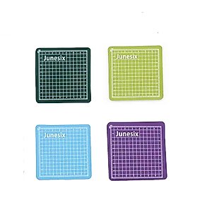 4Pieces Mini Cutting Pad Self Healing Craft Mat Small Sewing Cutting Mat Non-Slip Mini Cut Board for Scrapbooking Quilting Sewing Accessories