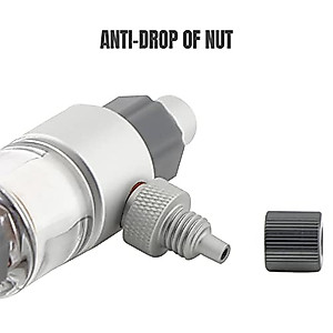 Terizger CO2 Diffuser,Carbon Dioxide Atomiser Bubble Counter Aquarium Inline CO2 Atomizer for Planted Aquarium,Aquarium Diffuser(16/22 mm)
