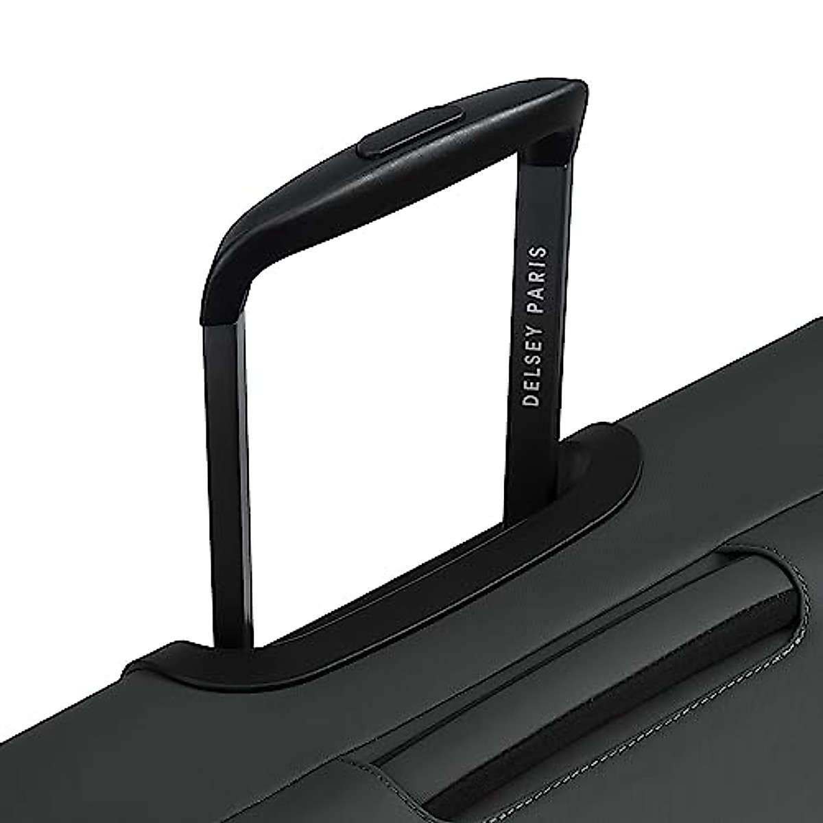 DELSEY Paris Sky Lite Softside Expandable Luggage with Spinner Wheels, Black, Checked-Large 28 Inch