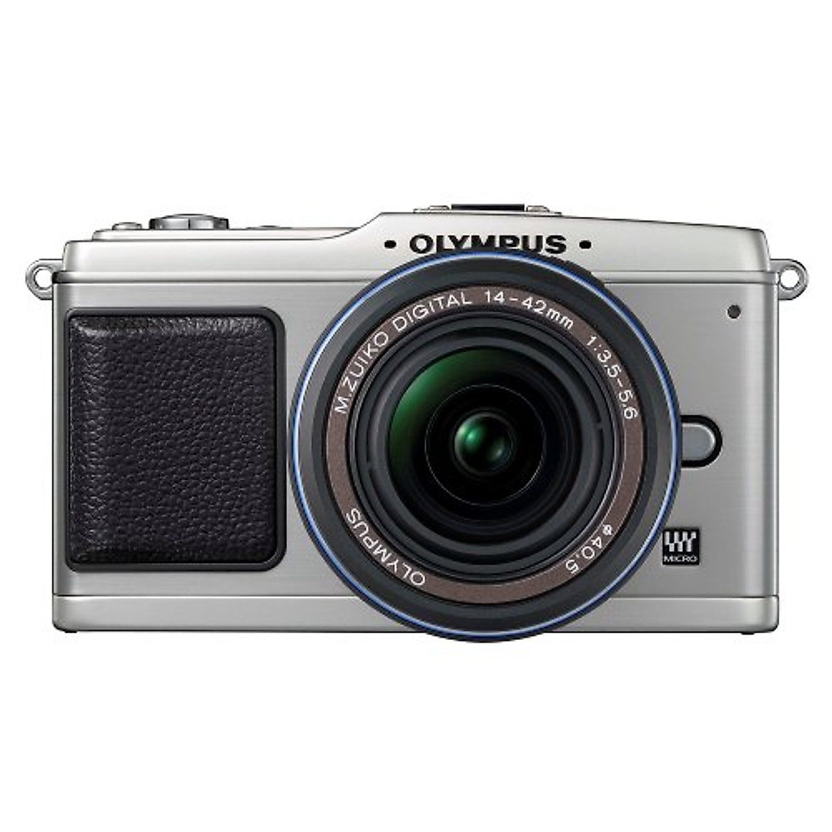 Olympus PEN E-P1 12 MP Micro Four Thirds Interchangeable Lens Digital Camera with 14-42mm f/3.5-5.6 Zuiko Digital Zoom Lens (Silver Body/Black Lens)