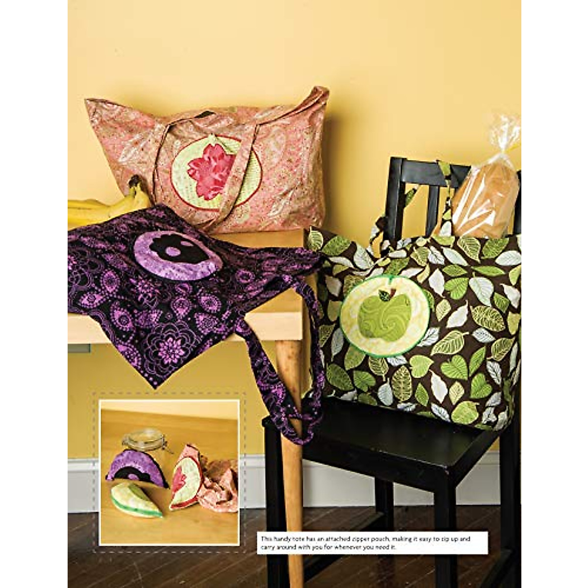 Sewing Stylish Handbags & Totes: Chic to Unique Bags & Purses That You Can Make (Design Originals) Full-Size Pattern Pack Included - Bags for Adults and Kids, Applique Tips, How to Customize, and More